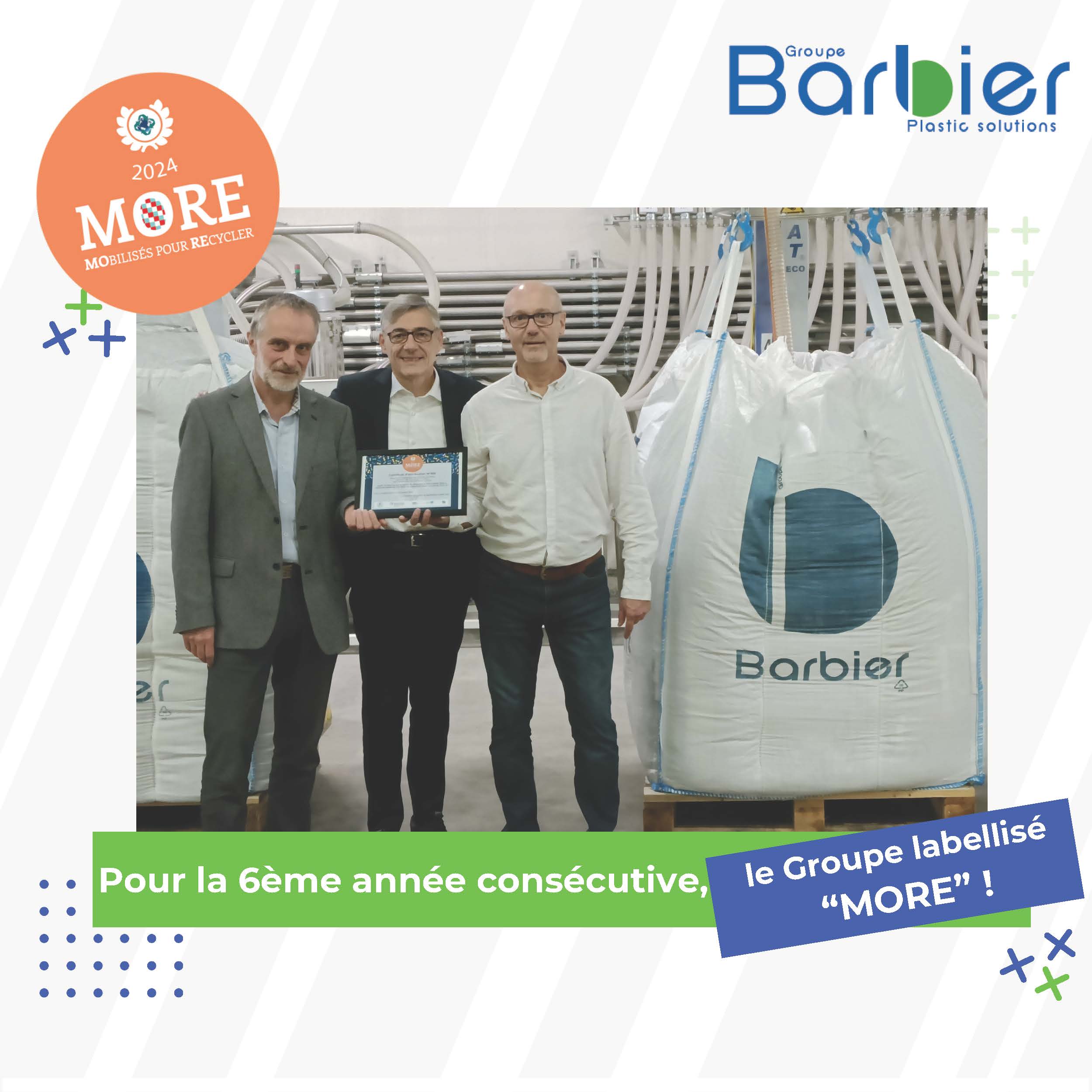Label MORE 2024 - Groupe Barbier